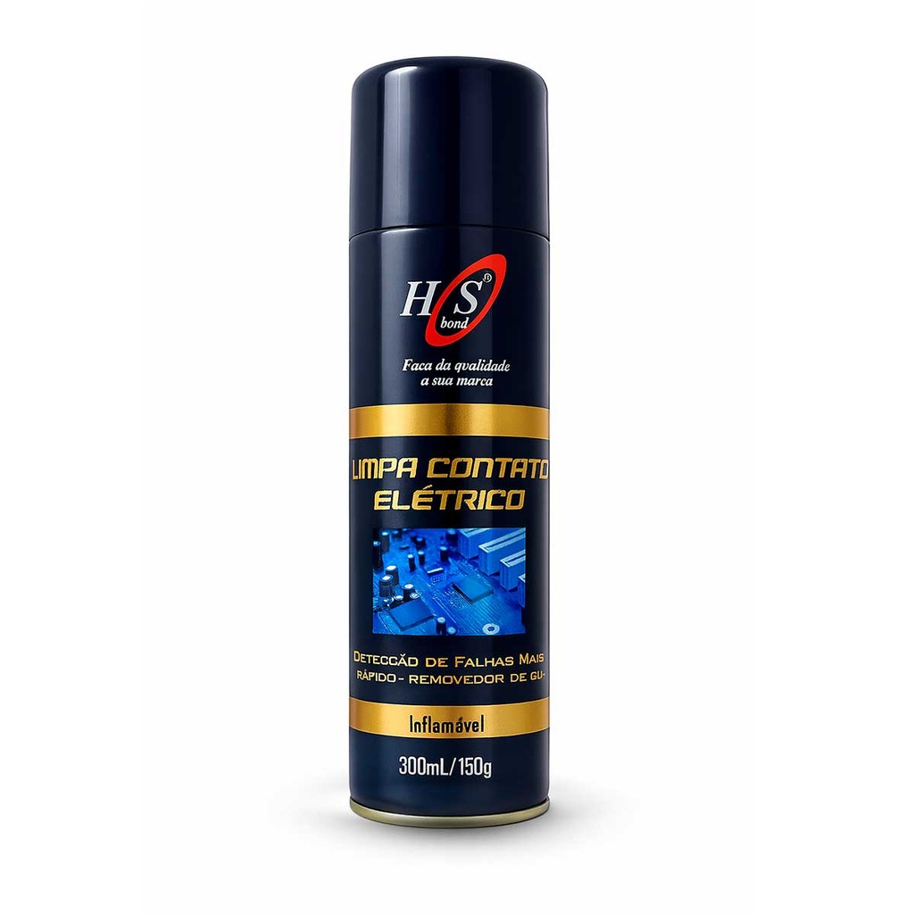 Limpa Contato HS Bond 300ml Para Circuitos E Conectores | Shopee Brasil