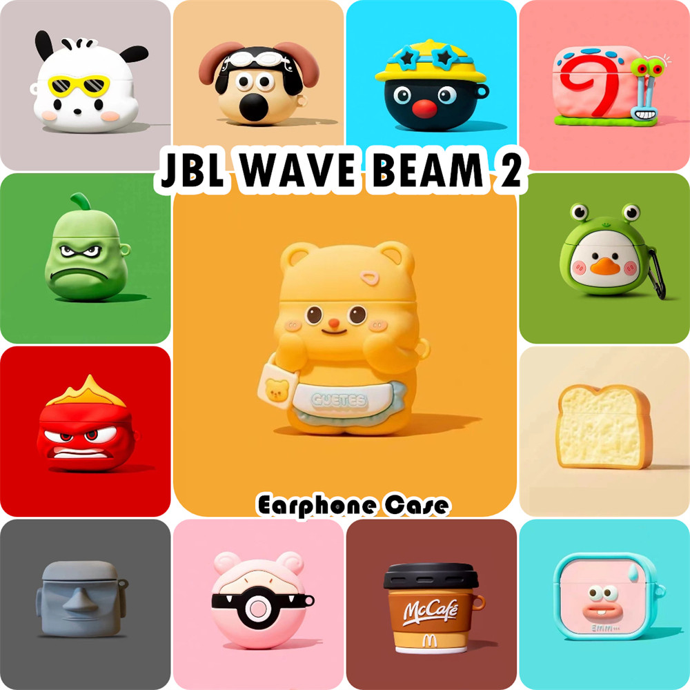 Capa Frontal De Silicone Macio Para JBL WAVE BEAM 2 , De Fone De Ouvido ...