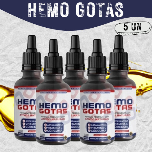 HEMO GOTAS SUPER EFICAZ 5 FRASCOS | Shopee Brasil