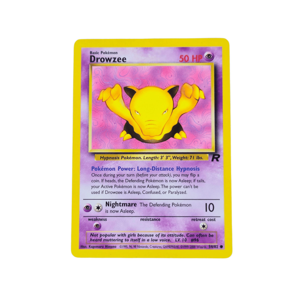 Carta Pokemon Drowzee 54/82 Original | Shopee Brasil