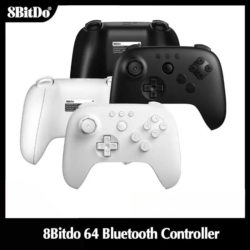 Controlador Bluetooth 8BitDo N64 Para Analógico 3D NS Switch 2 Game Joystick Gamepad Windows E ...