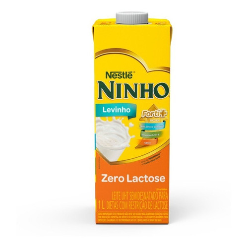 Leite Ninho Semidesnatado Levinho Zero Lactose 1L Nestle | Shopee Brasil