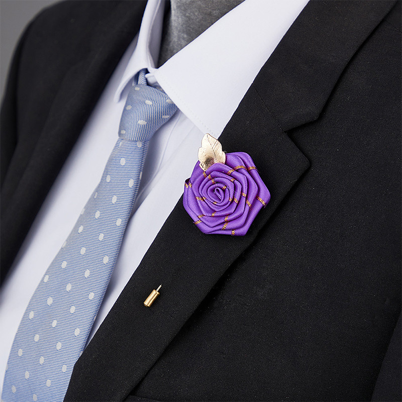 Moda Hoje Broches De Casamento Masculinos , Arte Em Pano , Broche De ...