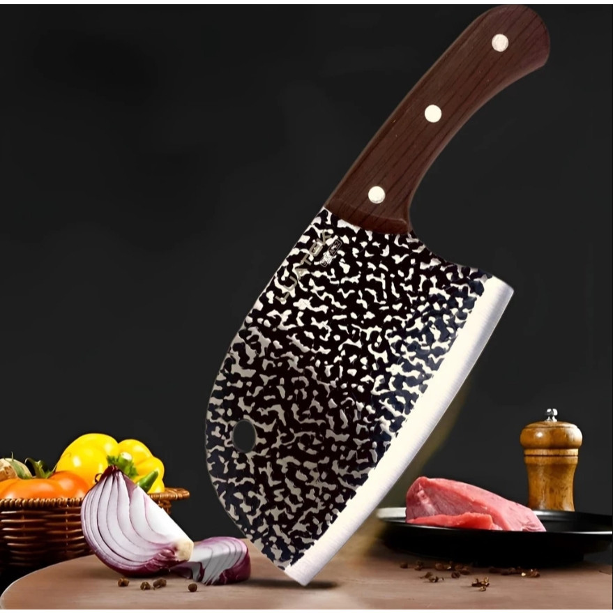 Cutelo de Carne de Alto Carbono Faca Osso Pesado Corte Premium ...