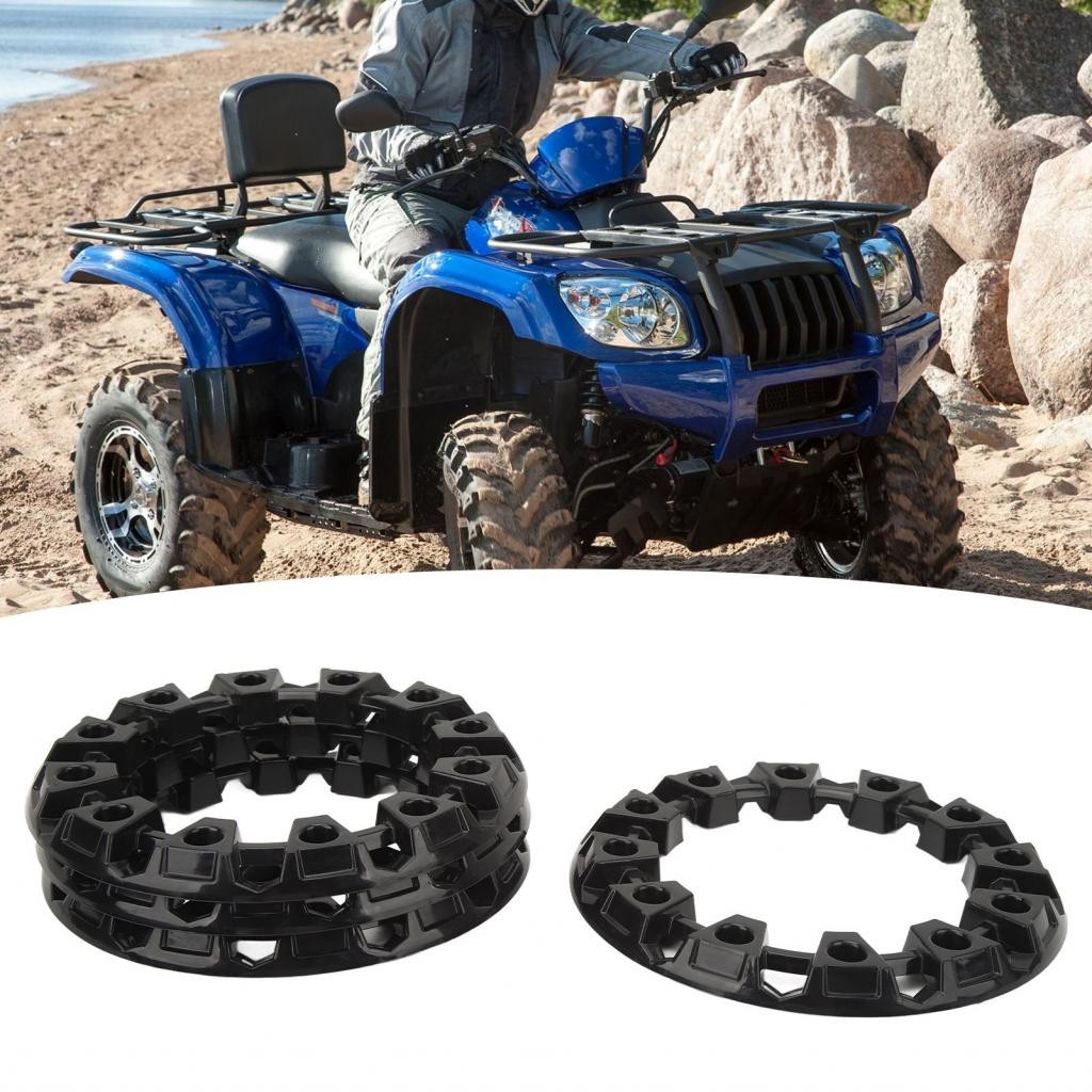 Fingerstyle-BR ATV Kart Wheel Hub Trim Cover 4 Pieces 6in Tire Rim ...