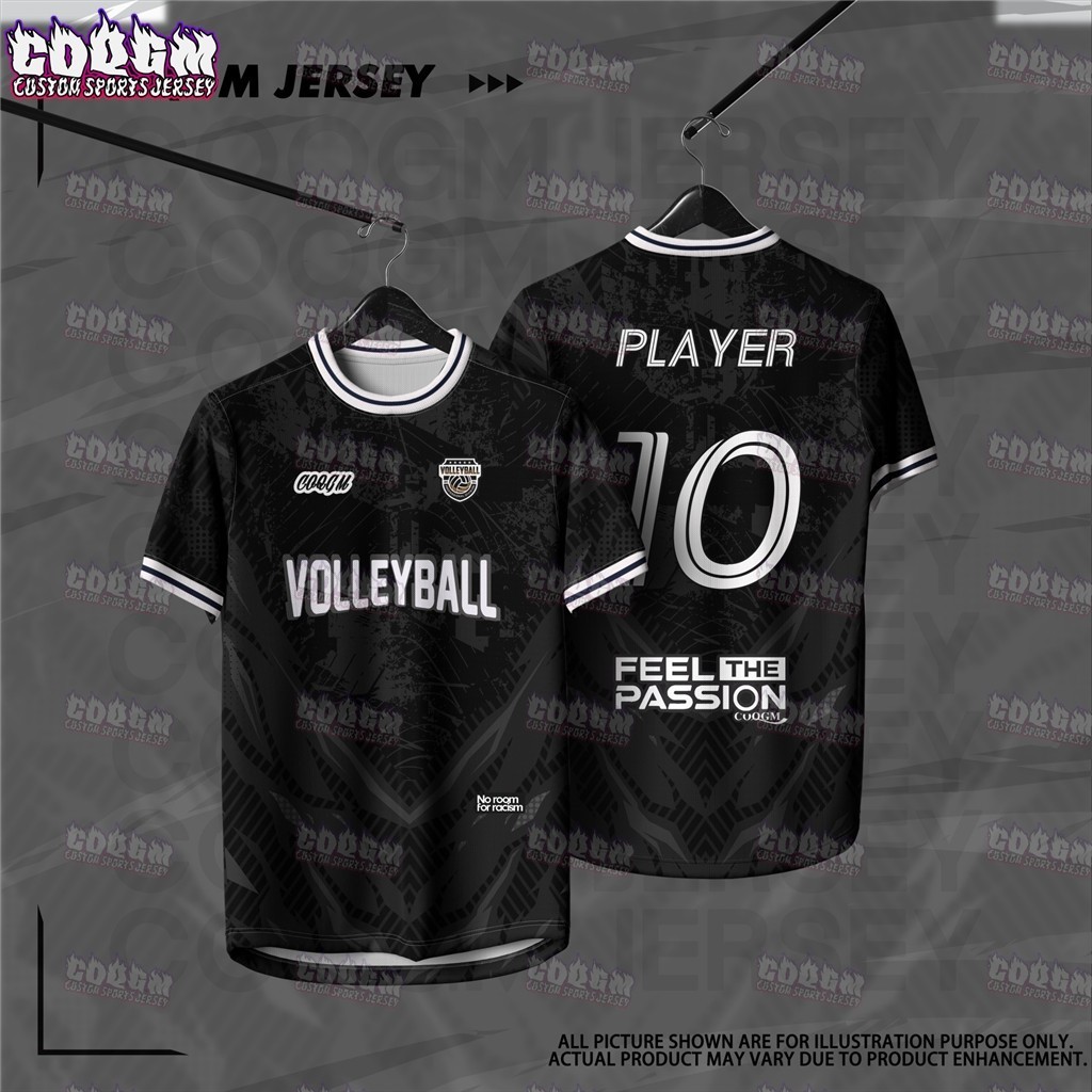 Camisa De Vôlei De Microfibra De Sublimação Completa Com Nome ...
