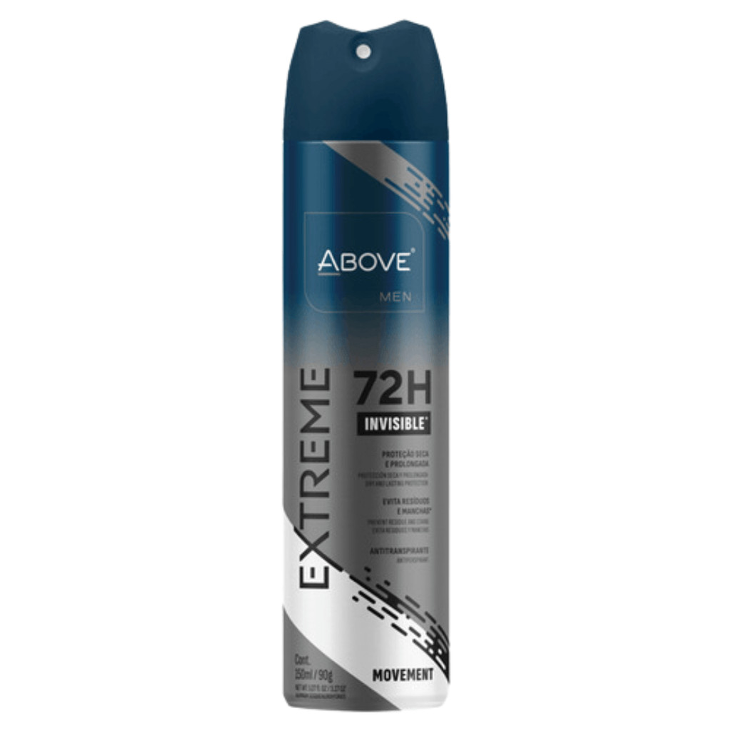 Desodorante Antitrasnpirante Aerosol Above Men Extreme Invisible ...