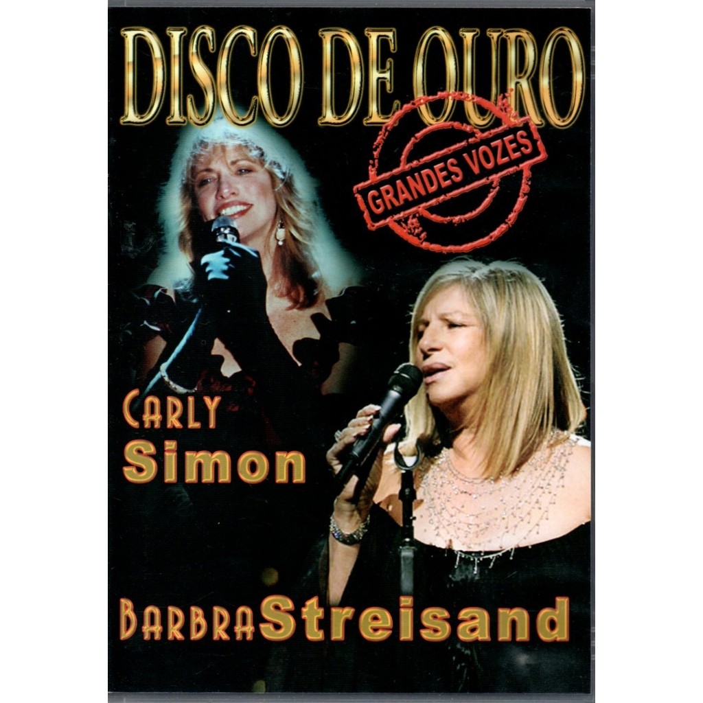 Dvd Carly Simon Barbra Streisand Disco De Ouro Grandes Vozes | Shopee ...