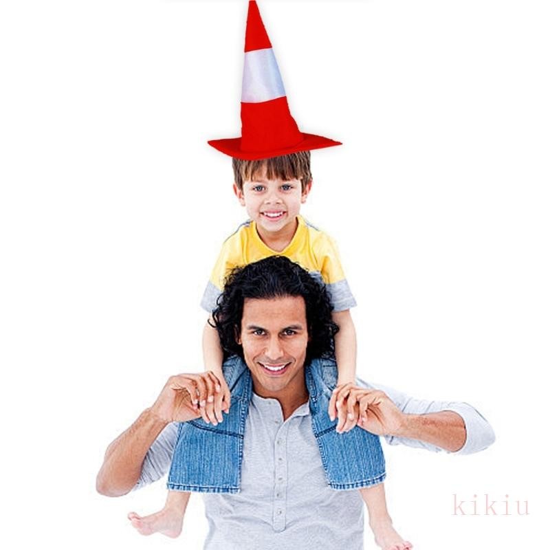 kikiu Novidade Chapéu Cone De Trânsito Criança Adulto Engraçado ...