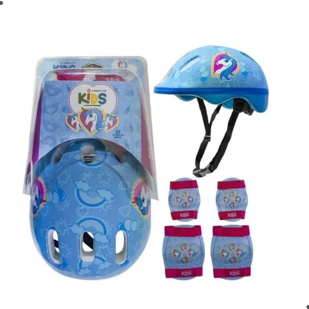 Kit Proteção Infantil Absolute Shake Unicórnio | Shopee Brasil