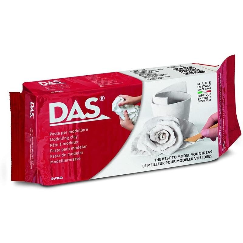 Argila de Modelagem Cerâmica Fria DAS 500g Branca | Shopee Brasil
