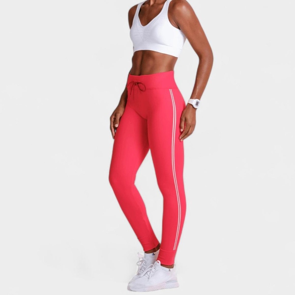 Calça Lupo AF Legging Act Seamless Feminina - Vermelho e Branco ...