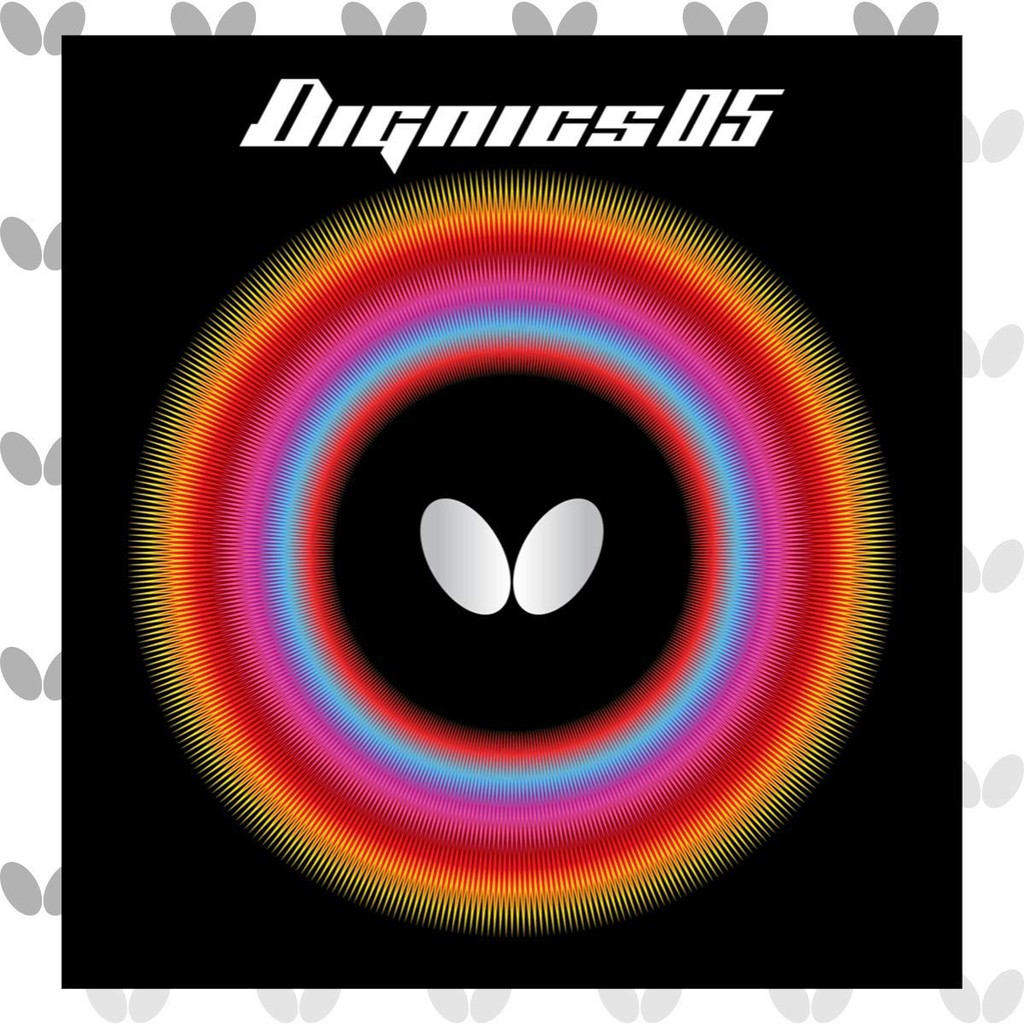 TAMASU Butterfly Dignics 05 Borracha Invertida de Alta Tensão, Vermelha ...