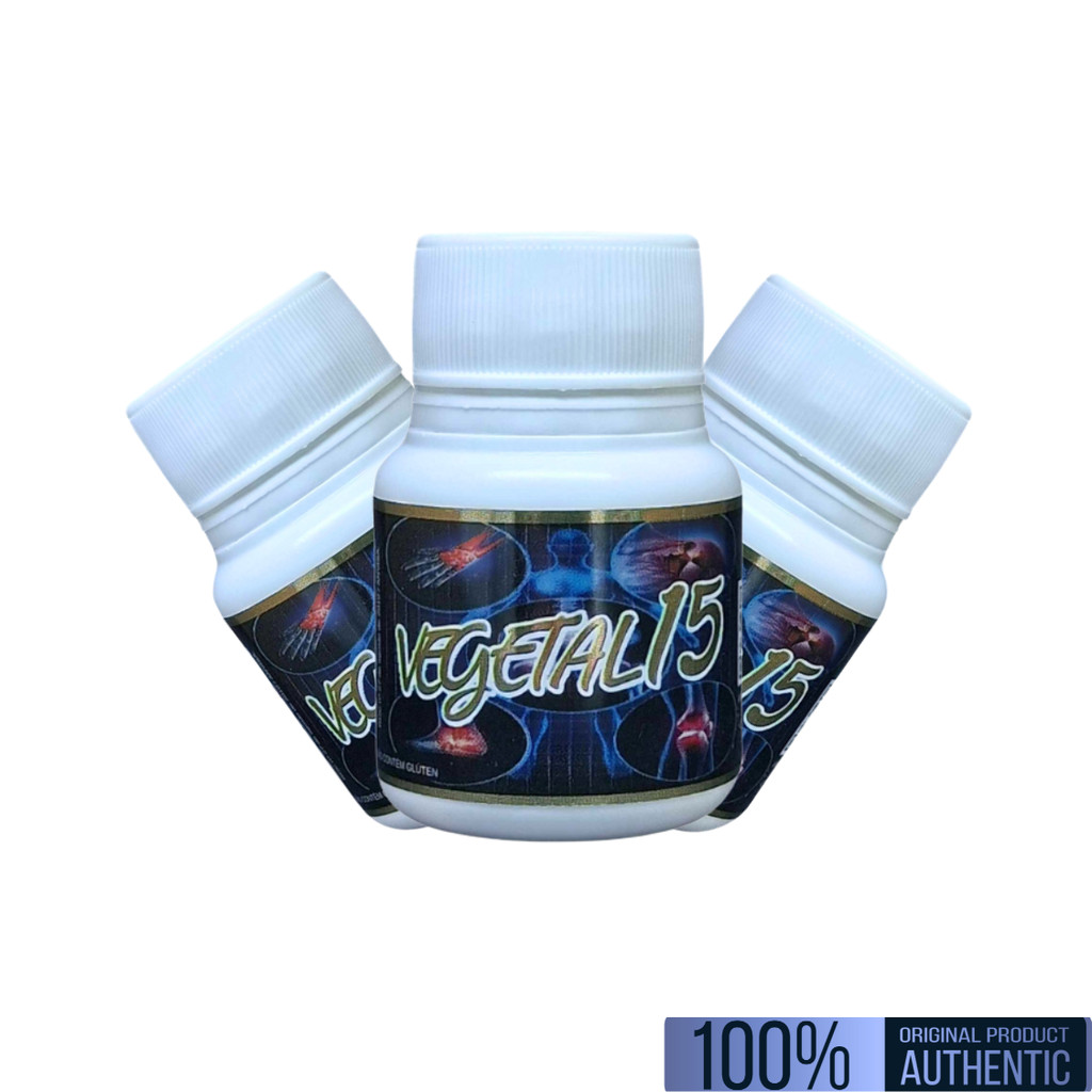 Kit 12 Frascos Vegetal 15 - Suplemento Alimentar 500mg ORIGINAL | Shopee Brasil