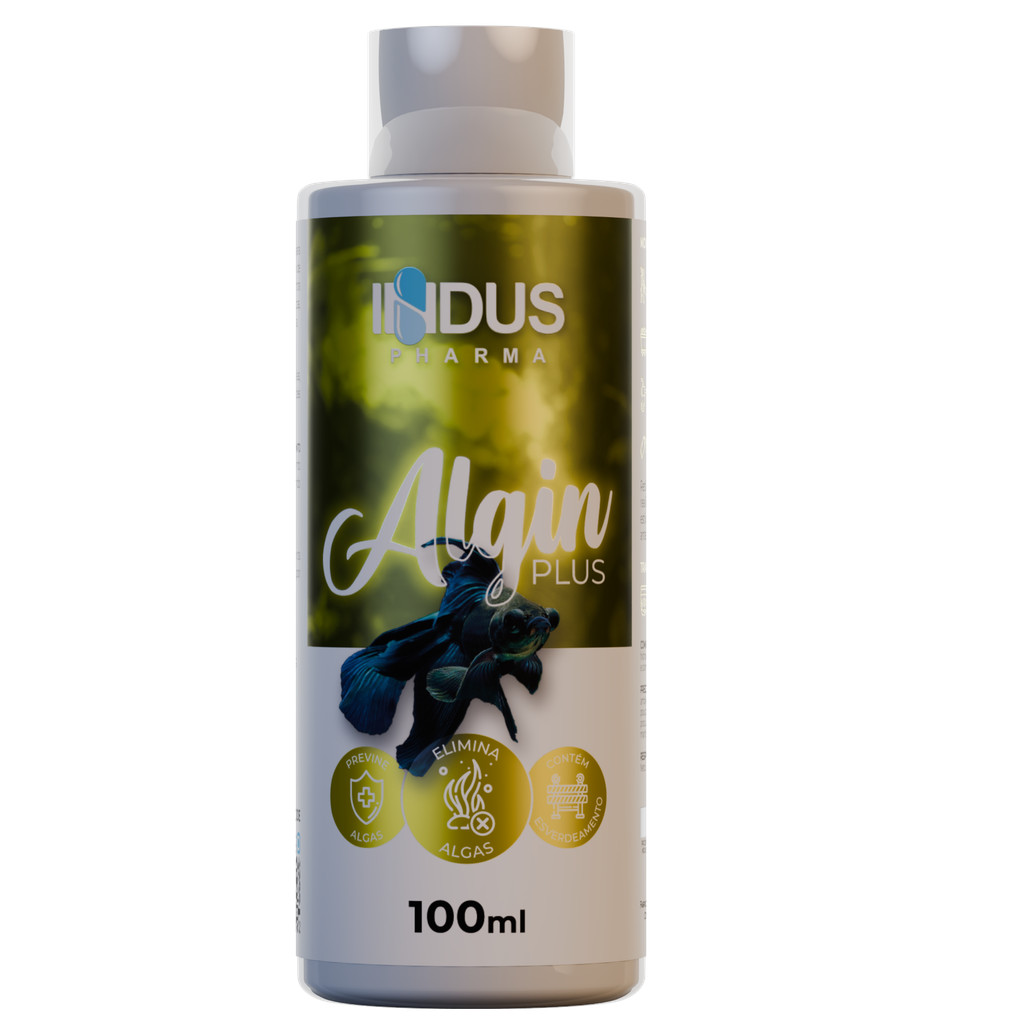 Induspharma Algin Plus 100ml - Combate e Previne Algas | Shopee Brasil
