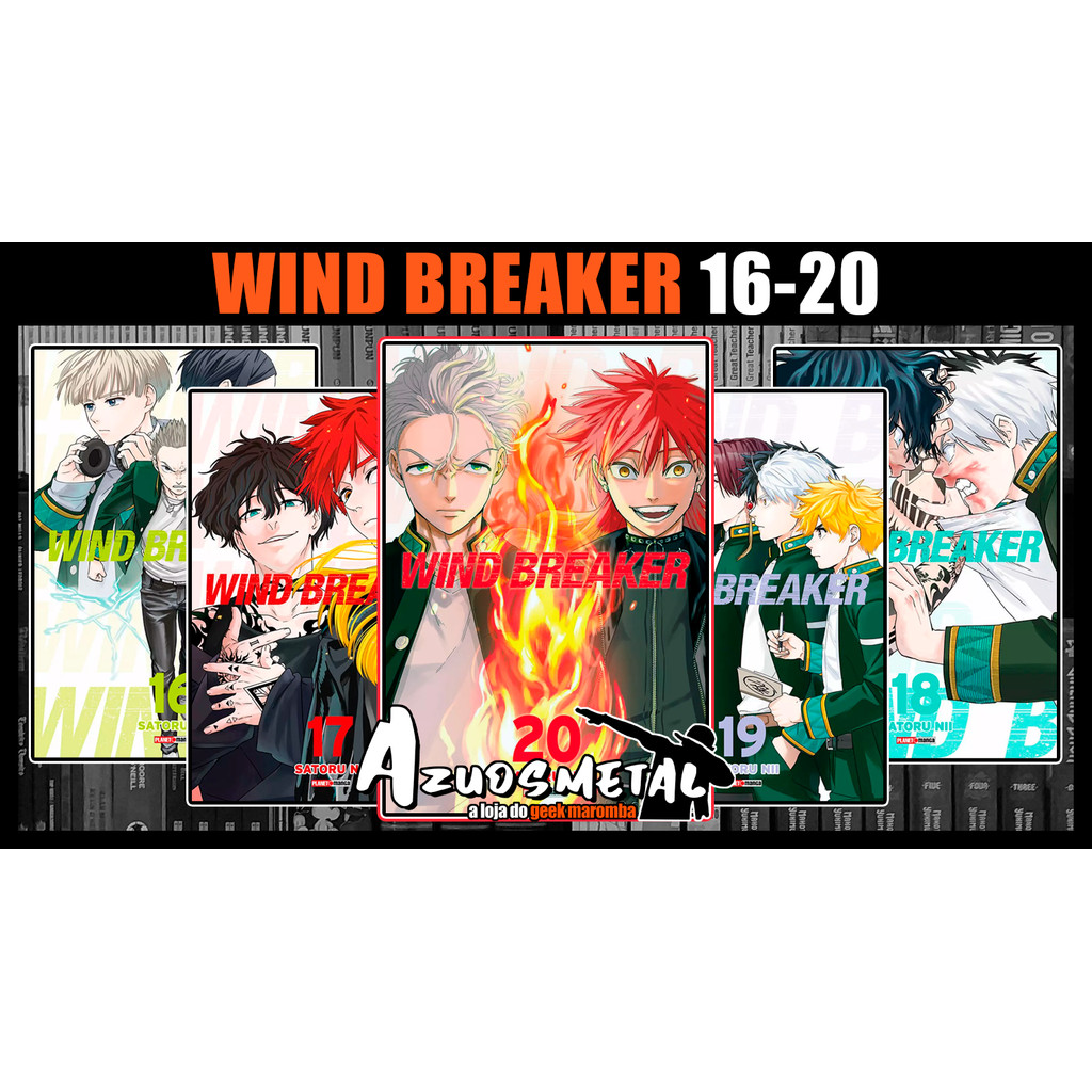 Kit Wind Breaker - Vol. 16-20 [Mangá: Panini] | Shopee Brasil