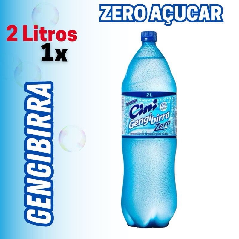 Refrigerante 2 Litros Gengibirra Gengibre Refri Cini Zero | Shopee Brasil