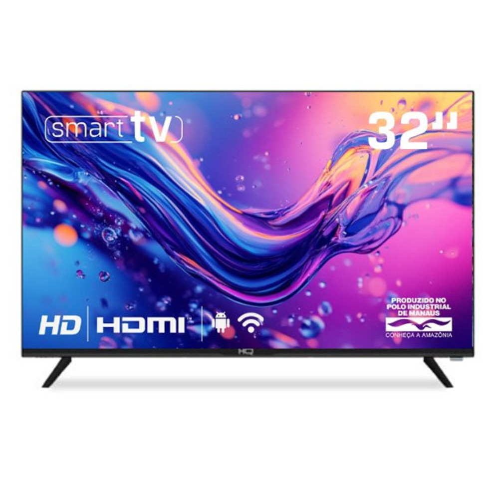 Smart TV HQ 32" HD Android - HQS32NKHM - Sistema Android 11 - 3 HDMI ...