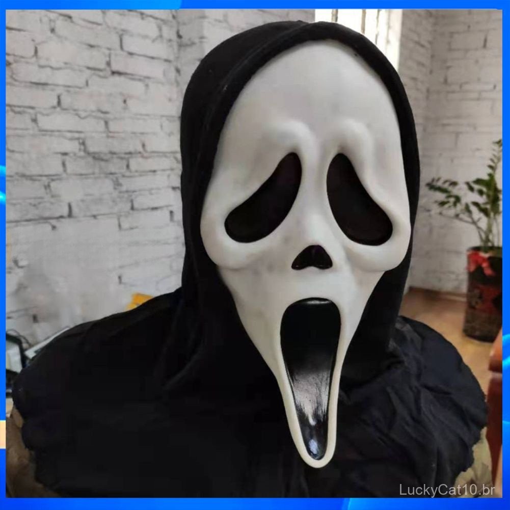 Máscaras Faciais Fantasma pânico de Halloween Horror Mask Party ...