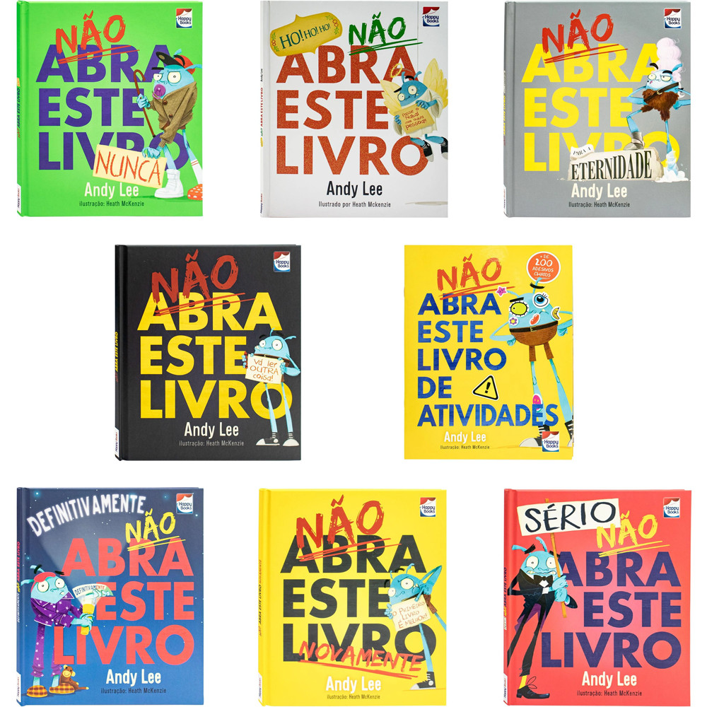 Livro infantil Não Abra Este Livro – Série Completa de Andy Lee ...