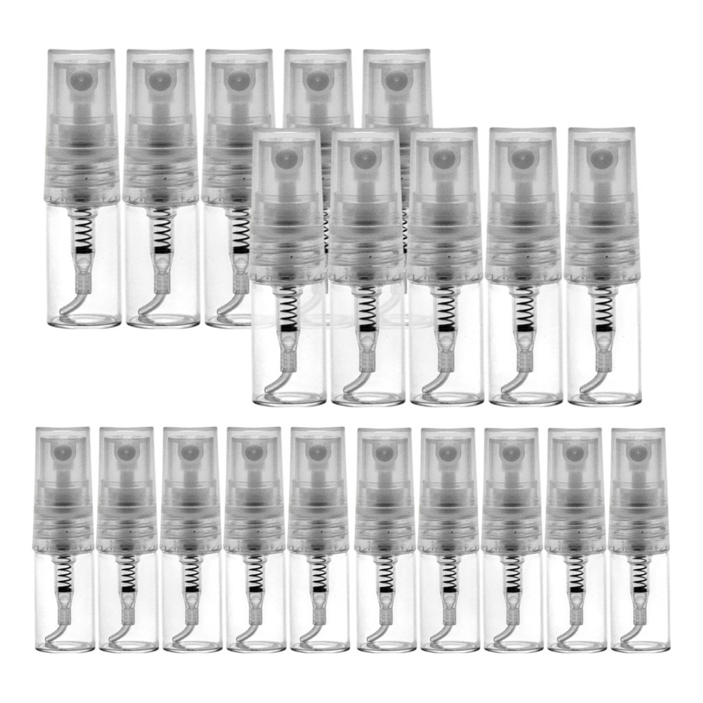 Kit 50 Un Frasco Vidro Para Decant Perfume Spray 2ml | Shopee Brasil