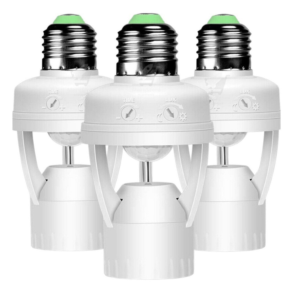 Kit Sensor de Presença com Fotocélula para Lâmpada de Soquete Bivolt ...