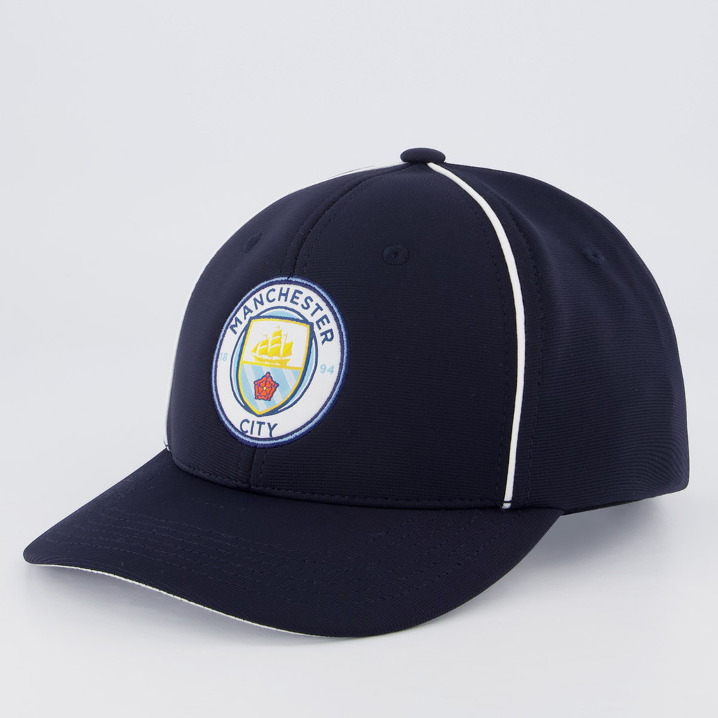 Boné Manchester City 6 Gomos Escudo Azul Marinho | Shopee Brasil