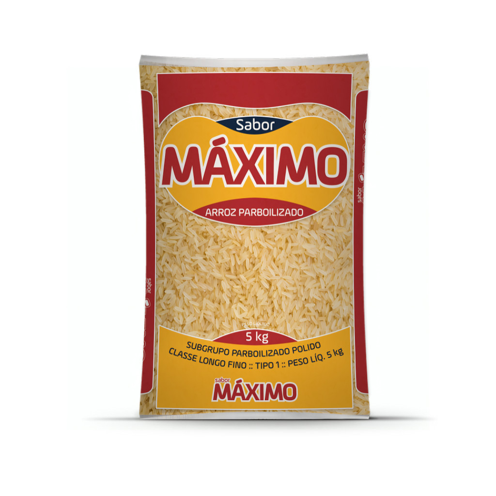 🍚 Arroz Sabor Máximo Parboilizado Longo Fino Tipo 1 5kg – Nutrição ...