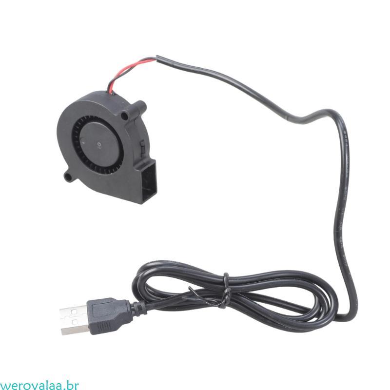 Weroyala Ventilador Compacto Alimentado Por USB De 50 Mm DC5V 4300RPM ...