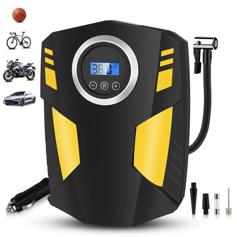 Fonte De Alimentação Elétrica Para Carro Com Compressor De Ar Portátil ...