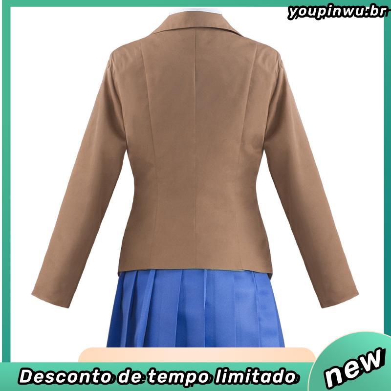 Anime Sayori Yuri Natsuki Monika Traje Uniforme Halloween NJ7X | Shopee ...