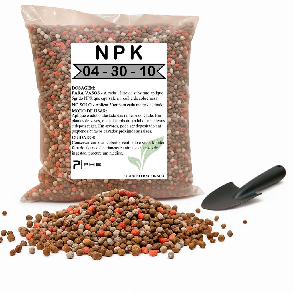 2Kg Fertilizante NPK 04-30-10 com Micros Adubo para Plantio ...