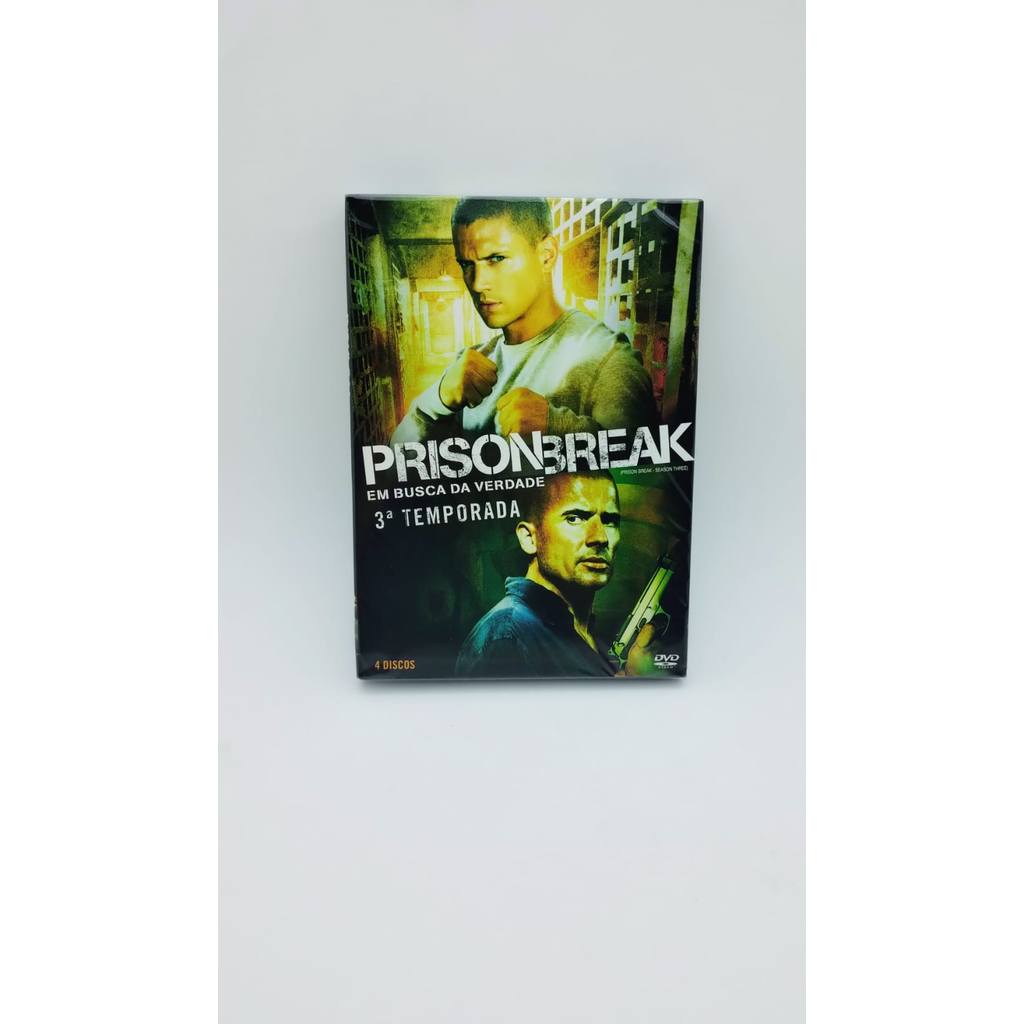 Dvd Prison Break - 3a Temporada - 4 Discos Original | Shopee Brasil