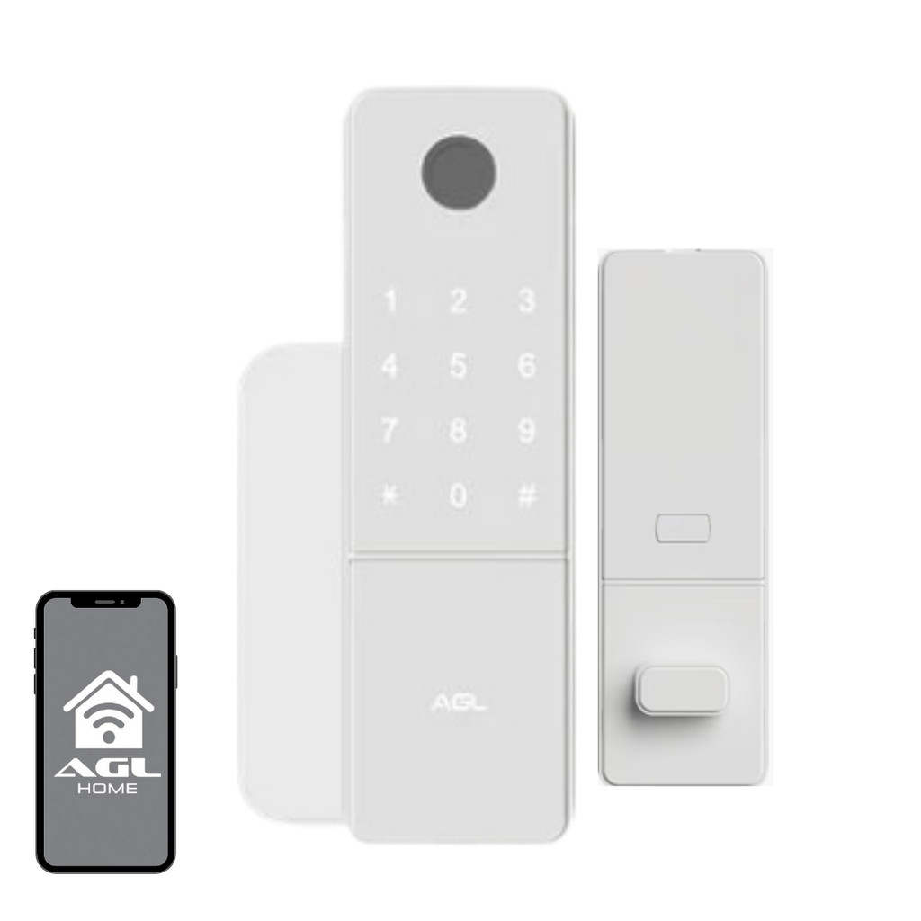 FECHADURA DIGITAL AGL T12-S BRANCA - UNIDADE | Shopee Brasil