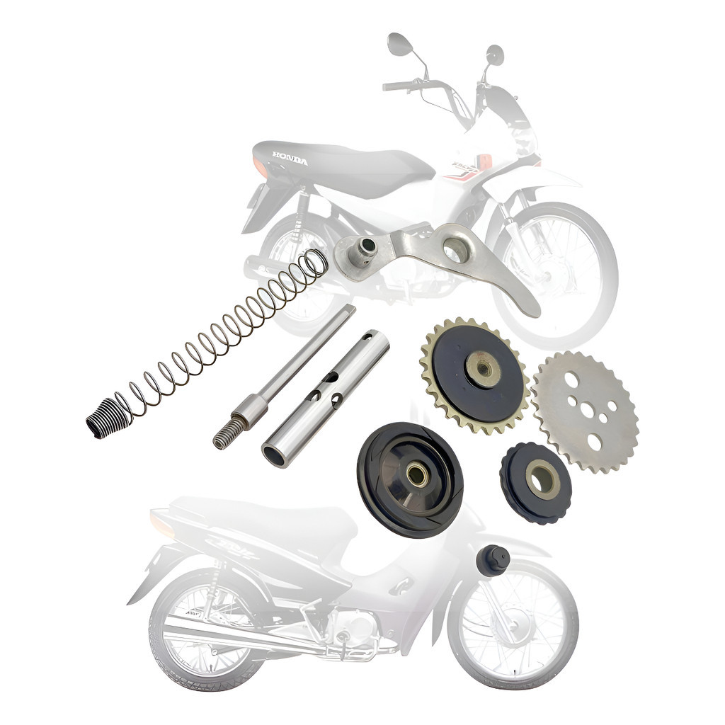 Kit Tensor Corrente Comando 9 Peças Pro Biz 100 Pop 100 | Shopee Brasil
