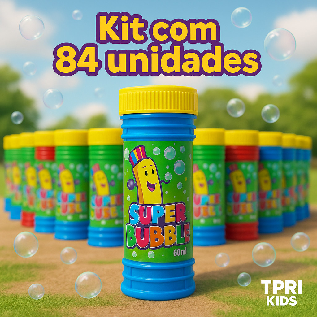 KIT 84 BOLHA DE SABÃO BRINQUEDO INFANTIL BOLINHA DE SABAO LEMBRANCINHA ...