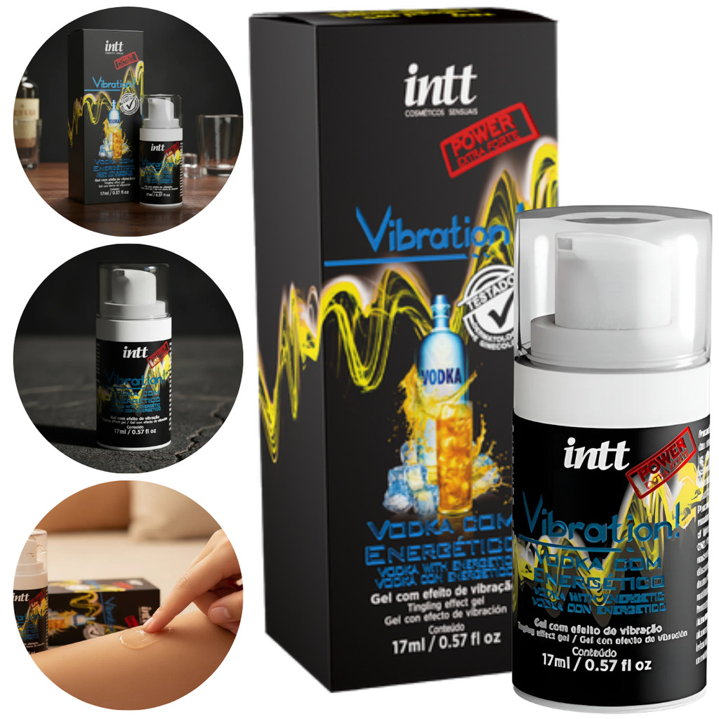 Vibration Power Vodka Com Energético Intt Excitante Vibrador Líquido ...