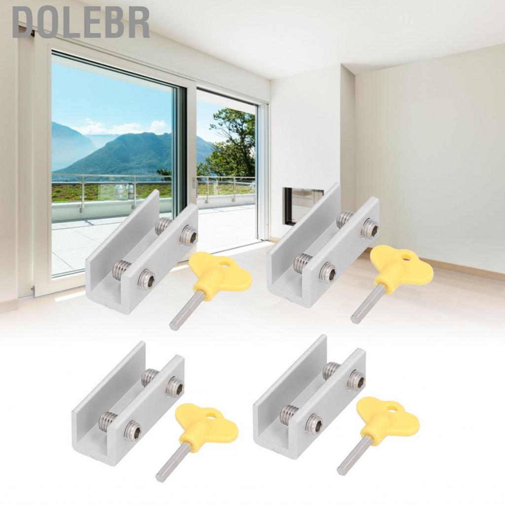 Dolebr Door Frame Locks Security Adjustable Portable with Key for ...