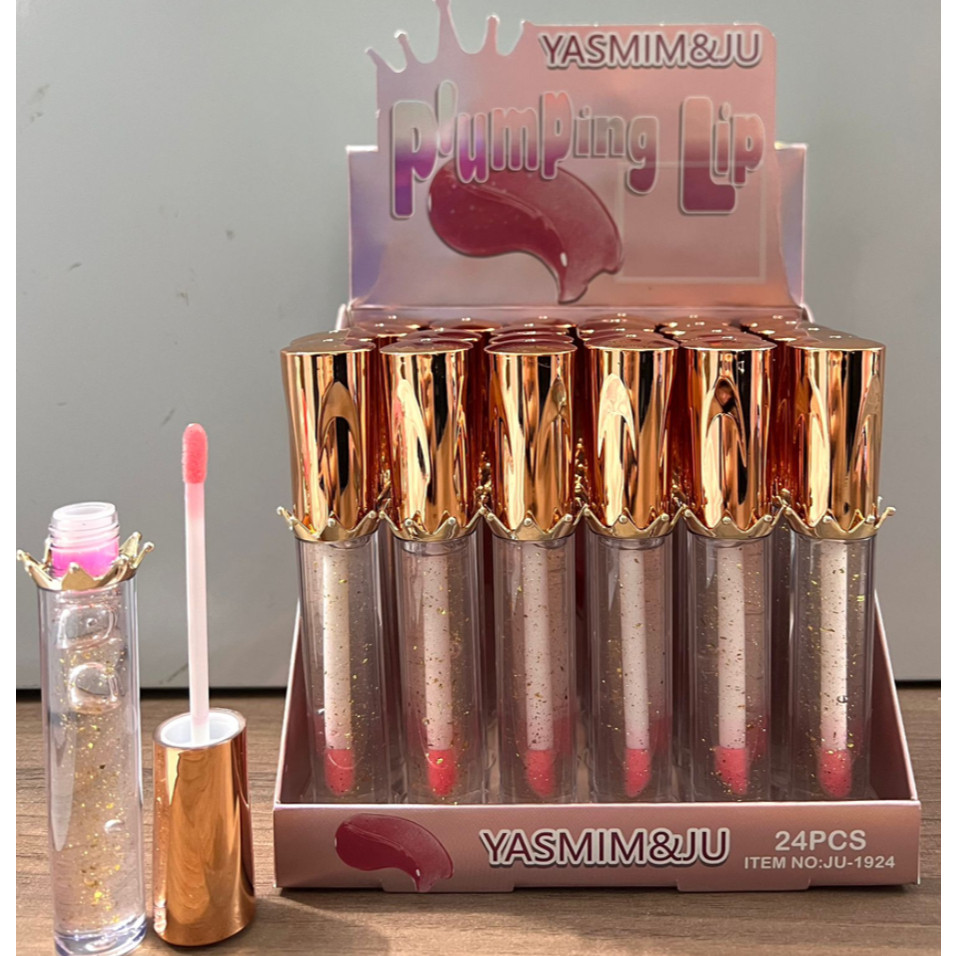 Box c/24 YASMIM&JU Lip Oil Gloss - JU-1928 Oferta especial | Shopee Brasil