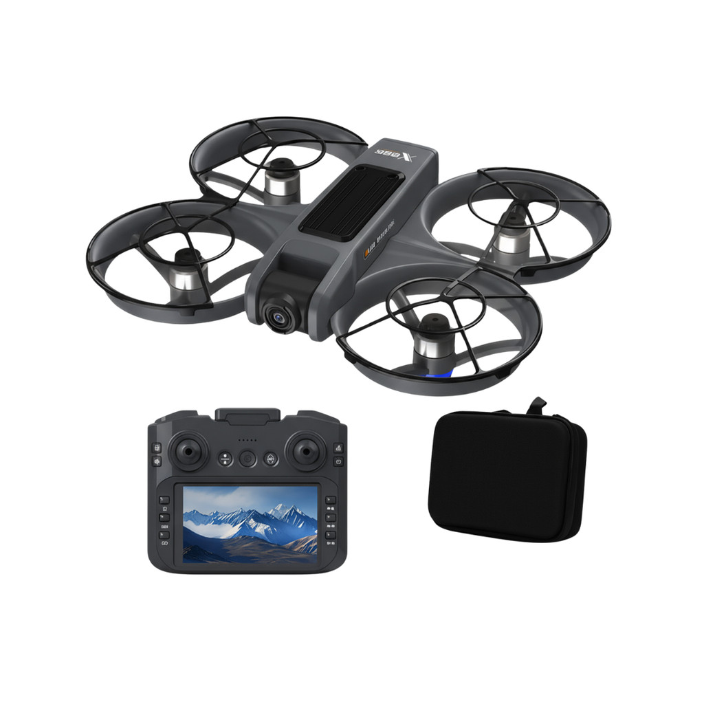 Drone X226 com Tela, Câmera Dupla HD, Motor Brushless Evita Obstáculos ...
