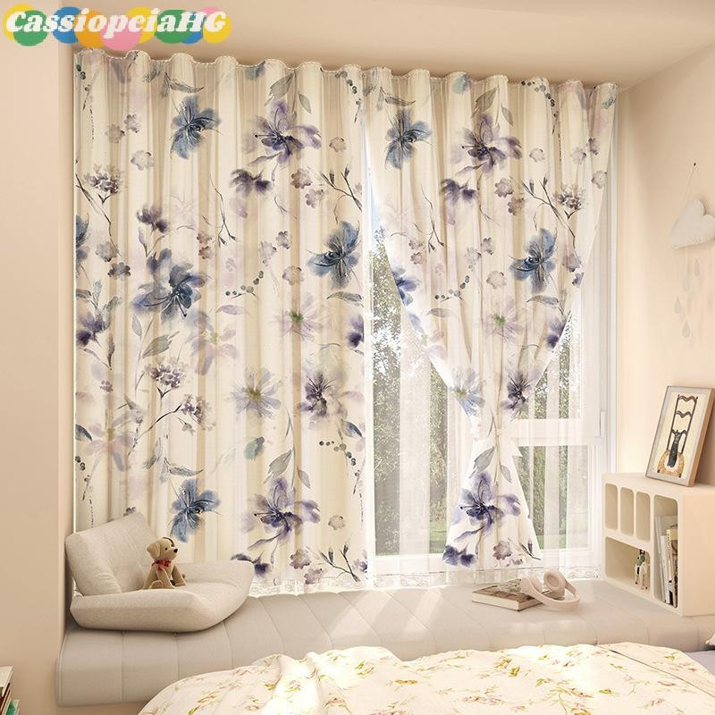 (Cassiopeiahg) Cortinas Blackout De Velcro Sem Perfurações Para ...