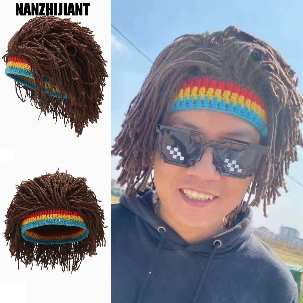 NANZHIJIANT Reggae Dreadlocks Peruca Fofa Acessórios De Cabelo Unissex ...