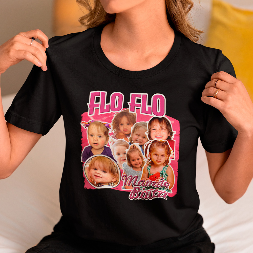 Camiseta Maria Flor Flo Flo Biuta Mamãe Biruta Virgínia Fonseca 100% ...