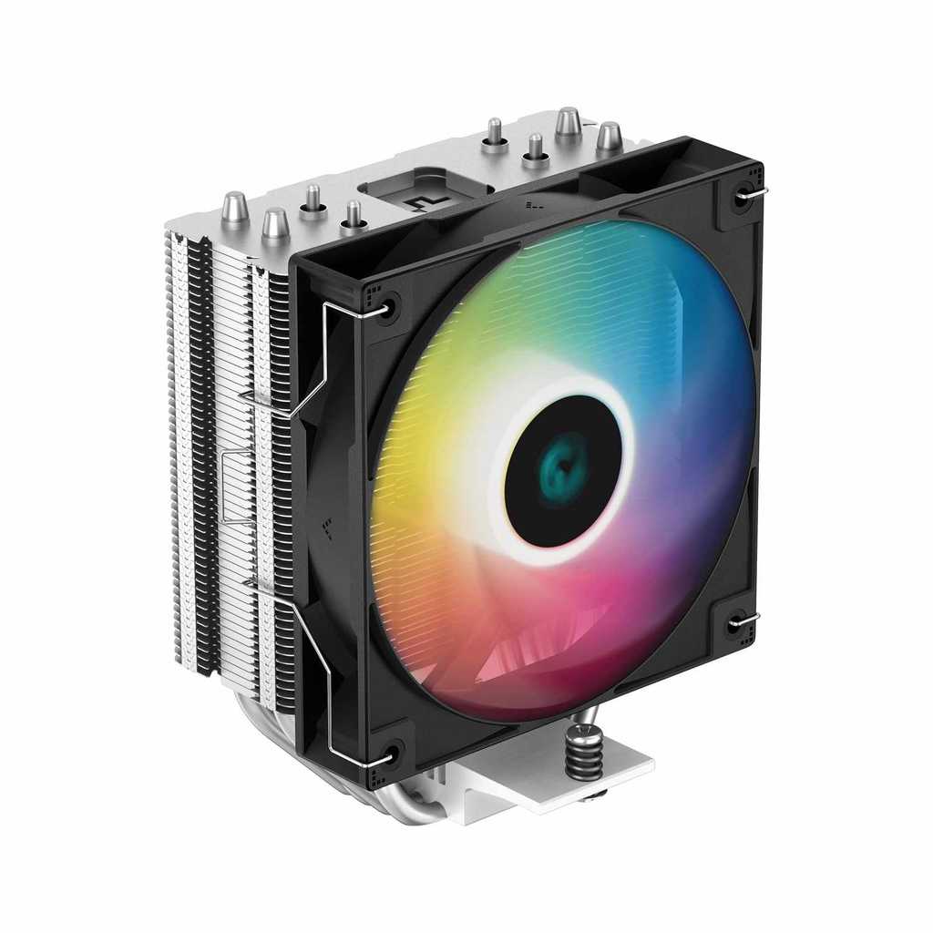 Cooler CPU DeepCool AG400 ARGB Preto 4 Heatpipes Compatível Intel AMD ...