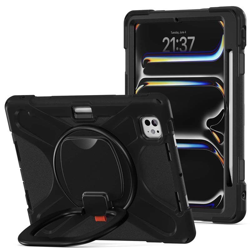 Capa Híbrida anti-Queda Para iPad Pro 13 Polegadas M5 A3360 A3361 A3362 ...