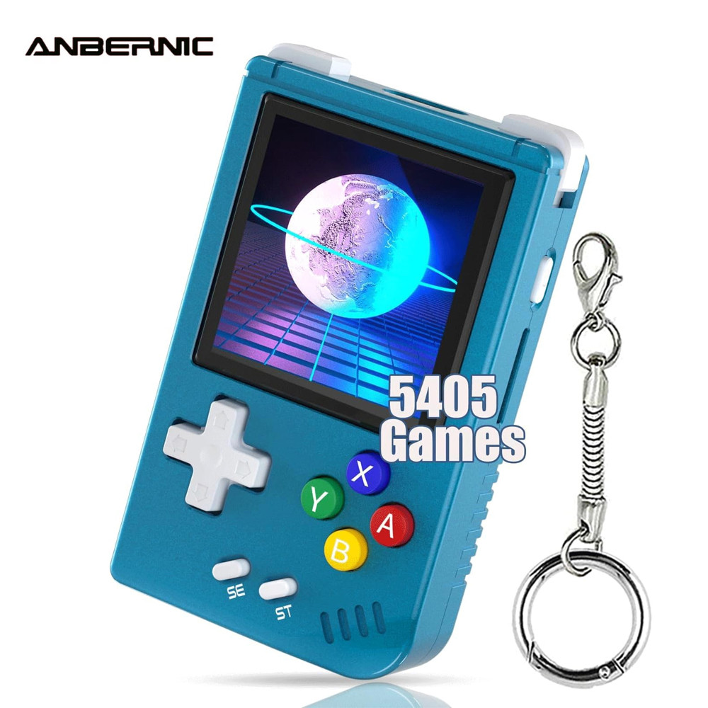 ANBERNIC RG Nano Retro Console De Jogos Portátil Mini Liga De Alumínio Com Tela IPS De 1.54 ...