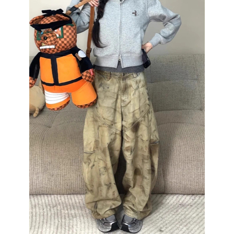 Estilo americano Wasteland angustiado respingo tinta Design Machete ...