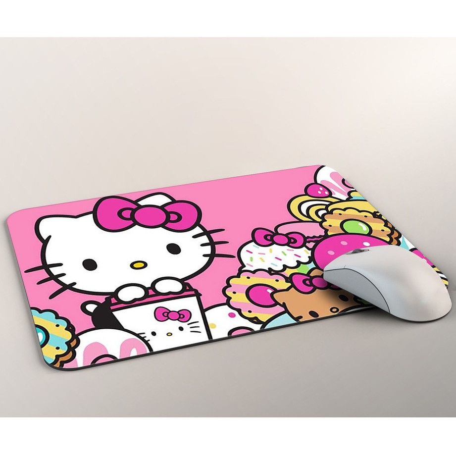 Mouse Pad Retangular Hello Kitty Candy | Shopee Brasil