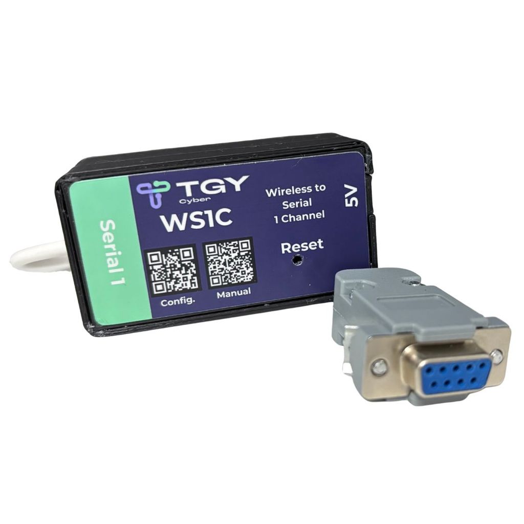 WS1C Conversor Serial Wi-Fi RS232 TCP/IP com Conector Fêmea | Shopee Brasil