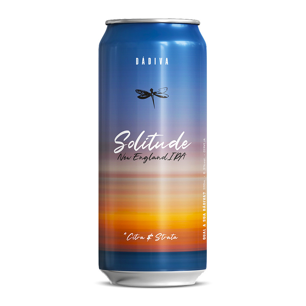 Cerveja Dádiva Solitude New England Ipa 6,3% 473ml | Shopee Brasil